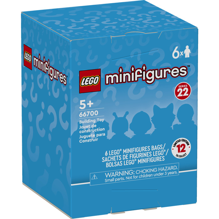 LEGO Series 22 Collectable Minifigures Random Box of 6 Set 66700 ...