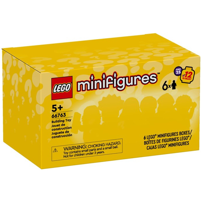 LEGO Series 25 Collectable Minifigures Random Box of 6 Set 66763 ...