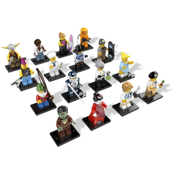 LEGO Series 4 Collectable Minifigures Complete Set 8804-17 | Brick Owl