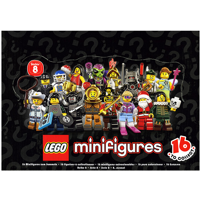 LEGO Series 8 Collectable Minifigures Box of 60 Set 8833-18 | Brick Owl ...