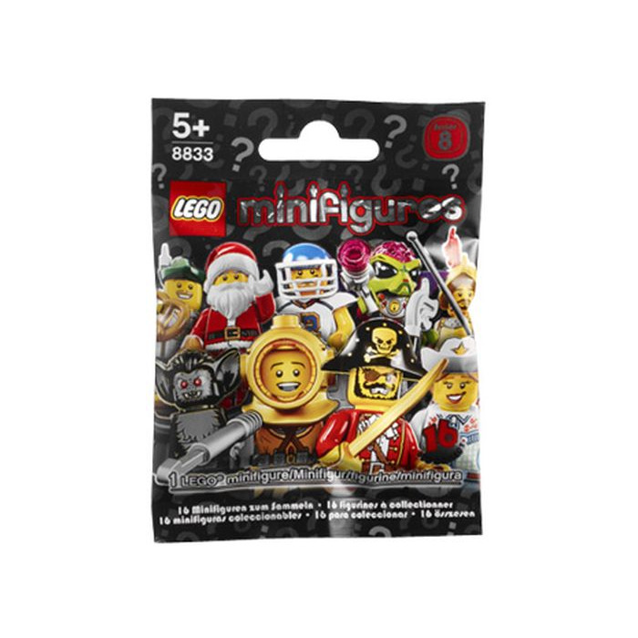 LEGO Series 8 Collectable Minifigures Random Pack Set 8833-0 | Brick ...