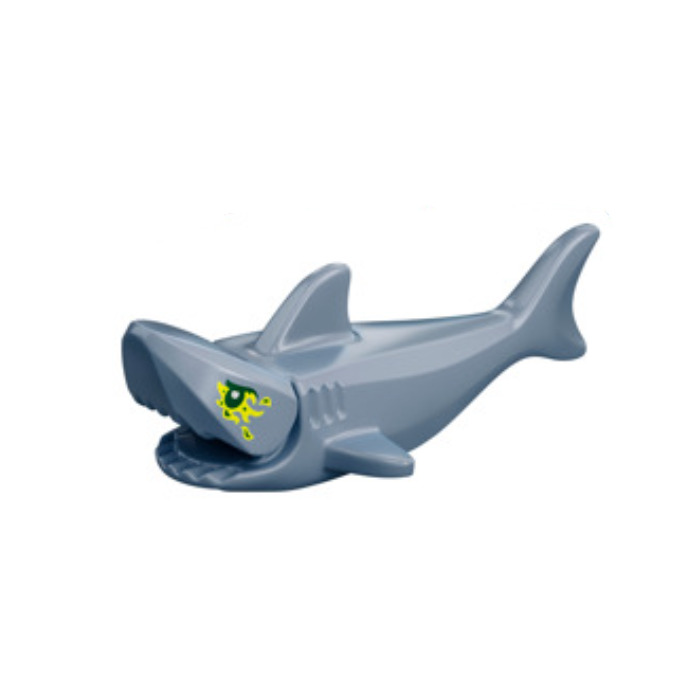 LEGO Shark with Rounded Nose and Gills with Eyes with Slime | Brick Owl