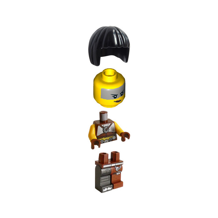 LEGO Sharkira with Hair Minifigure | Brick Owl
