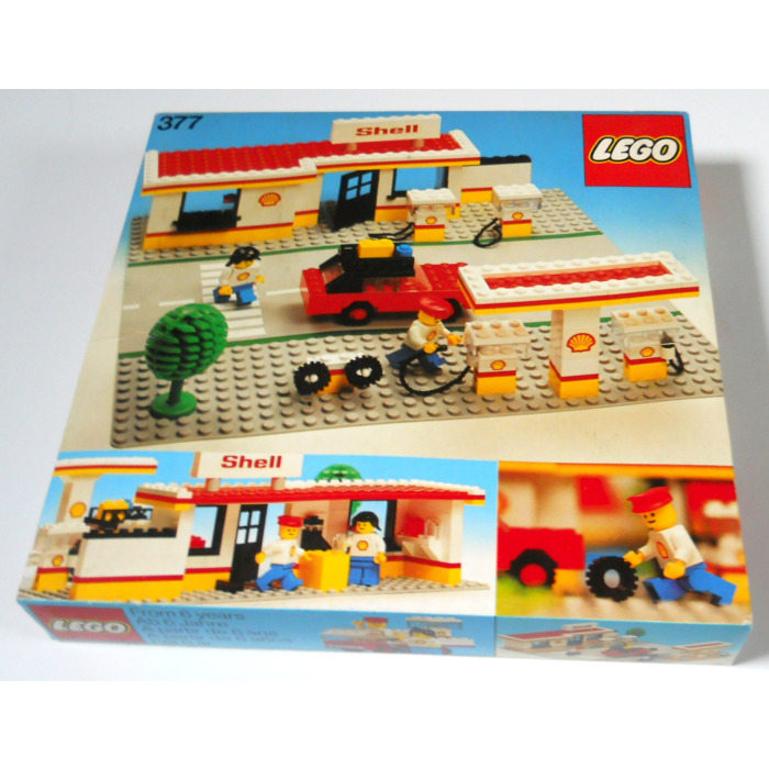 LEGO Shell Service Station Set 377-1 Packaging Set | Brick Owl - LEGO ...
