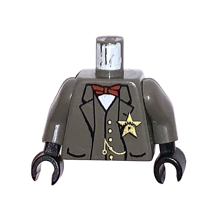 LEGO Sheriff Torso with Vest, Bow Tie and Pocket Watch (973 / 73403 ...
