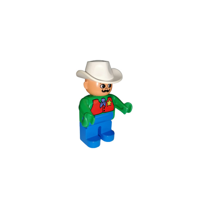 LEGO Sheriff with Red Vest Duplo Figure | Brick Owl