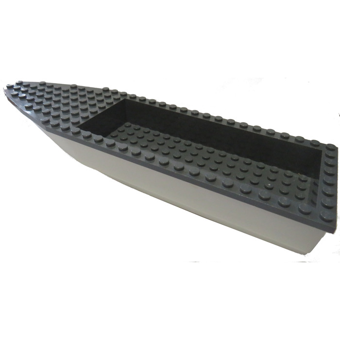 LEGO Ship Hull 8 x 28 x 3 with Dark Stone Gray Top (92709 / 92710 ...
