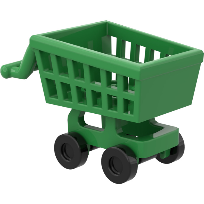 LEGO Shopping Cart with Black Wheels | Brick Owl