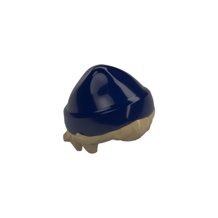 LEGO Short Hair with Dark Blue Beanie Hat (5492) | Brick Owl
