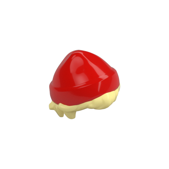 LEGO Short Hair with Red Beanie Hat (5492) | Brick Owl
