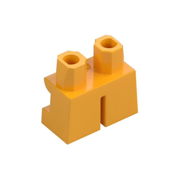 LEGO Short Legs with Bright Green and Reddish Orange Toes (41879 ...