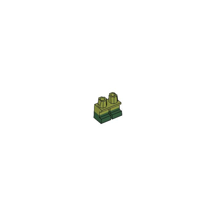 LEGO Short Legs with Dark Green Boots (37679 / 41879) | Brick Owl ...