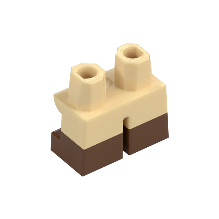 LEGO Short Legs with Reddish Brown Lower Legs (37679 / 41879) | Brick Owl