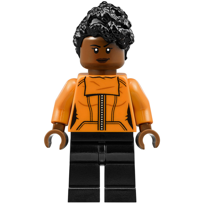 LEGO Shuri with Orange Jacket Minifigure | Brick Owl - LEGO Marketplace