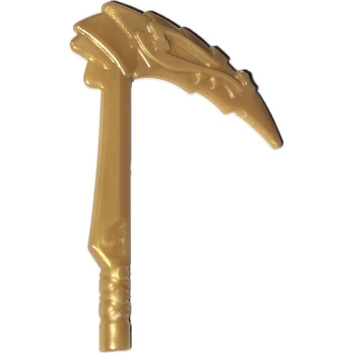 LEGO Sickle with Dragon Head and Short Wrapped Handle | Brick Owl ...