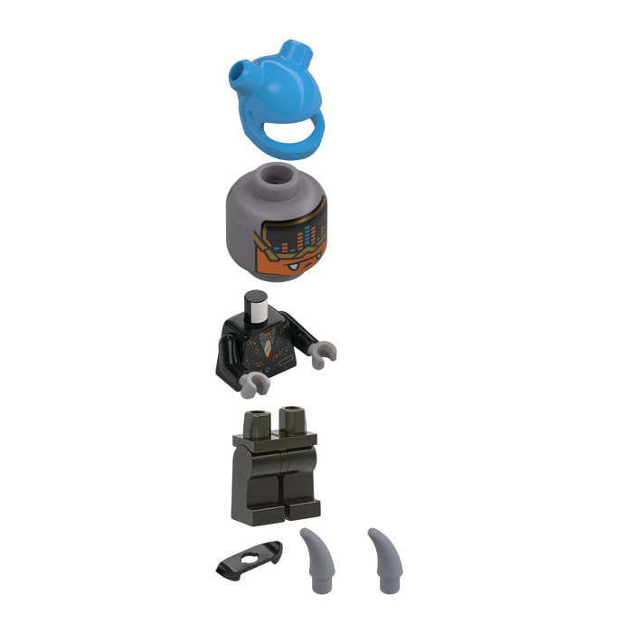 LEGO Silver Horn Demon with Helmet Minifigure | Brick Owl