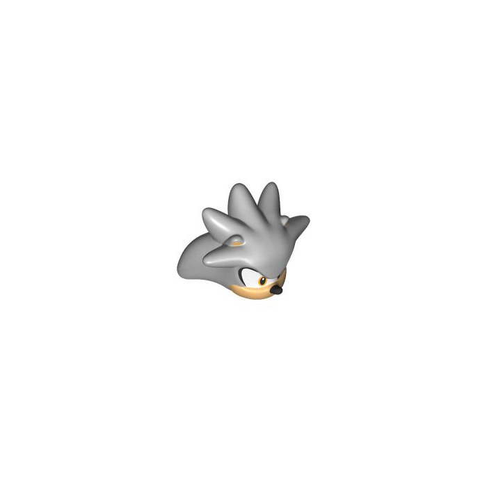 LEGO Silver the Hedgehog Head | Brick Owl