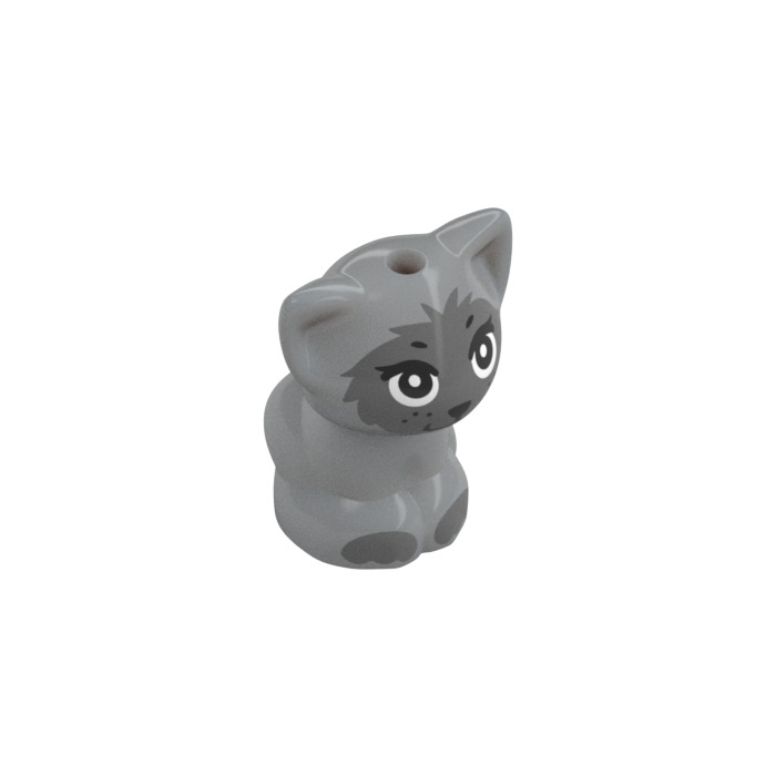 LEGO Sitting Cat (Small) with Gray Muzzle and Paws (69902 / 107124 ...