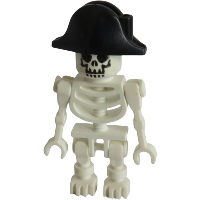 LEGO Skeleton (Evil) with Bicorne Hat Minifigure | Brick Owl