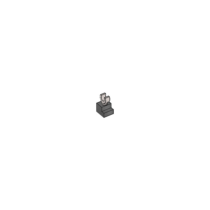 LEGO Skeleton Leg with Pearl Dark Gray Square Foot (93062) | Brick Owl ...