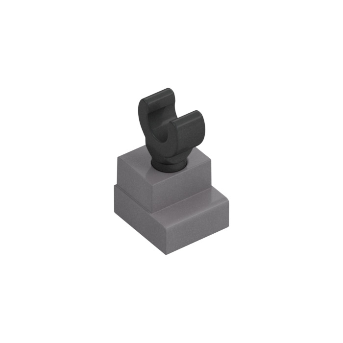 LEGO Skeleton Leg with Pearl Dark Gray Square Foot (93062) | Brick Owl