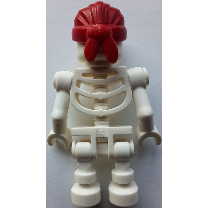 LEGO Skeleton - Red Bandana Minifigure | Brick Owl - LEGO Marketplace