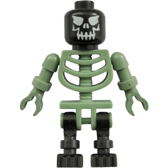 LEGO Skeleton (Sand Green and Black) Minifigure | Brick Owl - LEGO ...