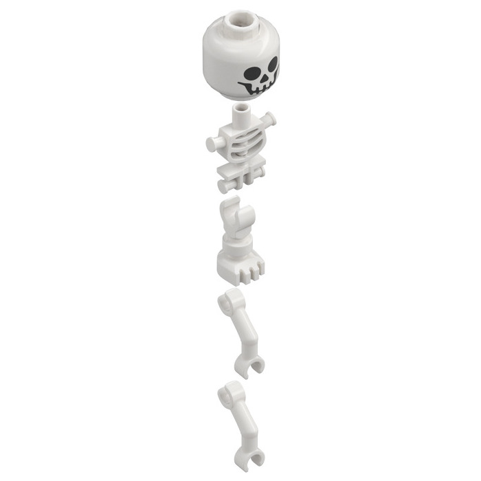 LEGO Skeleton with Bent Arms and Single Leg Minifigure | Brick Owl ...