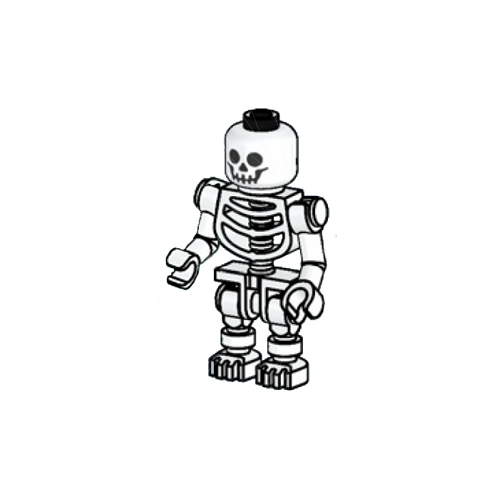 LEGO Skeleton with Bent Arms with Horizontal and Vertical Hands ...