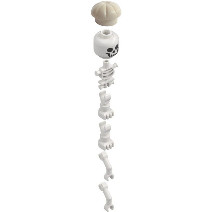 LEGO Skeleton with Chef Hat Minifigure | Brick Owl - LEGO Marketplace
