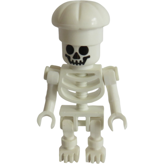 LEGO Skeleton with Chef Hat Minifigure | Brick Owl - LEGO Marketplace