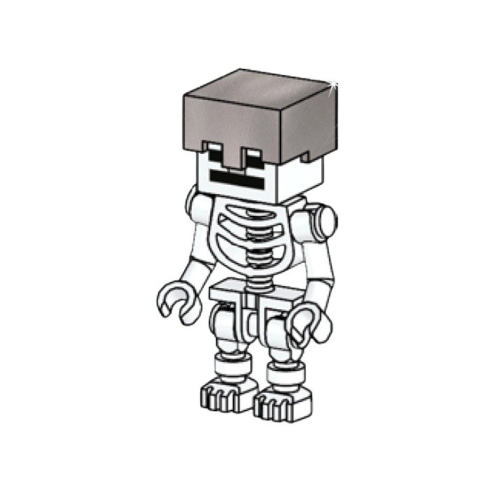 LEGO Skeleton with iron helmet Minifigure Inventory | Brick Owl - LEGO ...