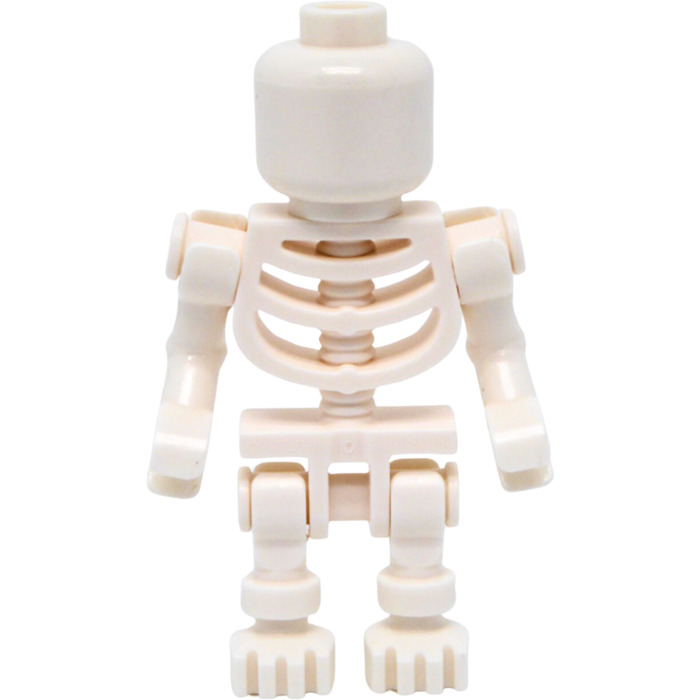 LEGO Skeleton with Plain Head and Bent Arms Minifigure | Brick Owl ...
