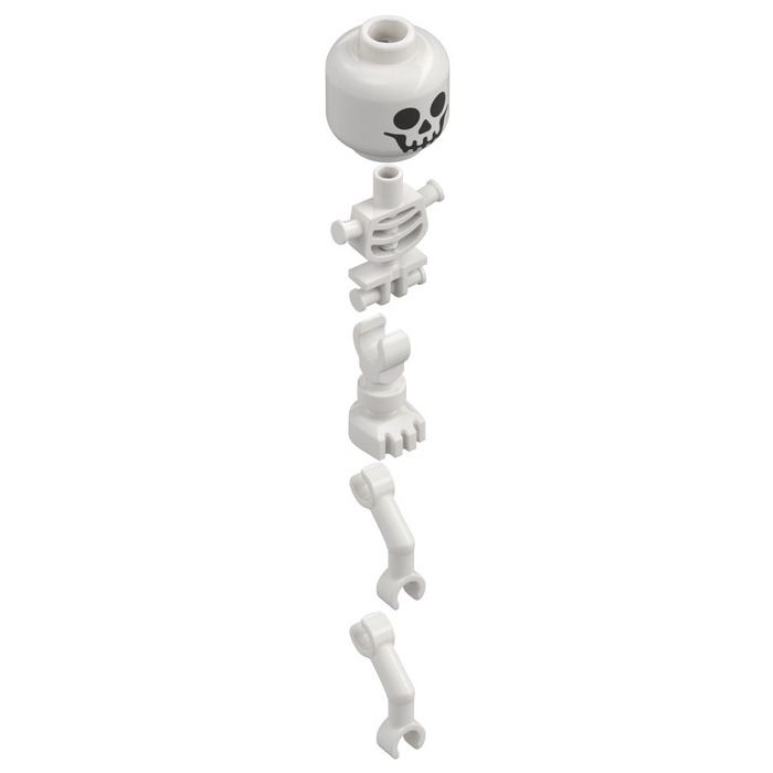 LEGO Skeleton with Single Leg and Vertical Hands Minifigure | Brick Owl