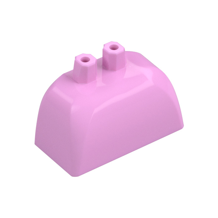 LEGO Skirt - Wide with Hoops with Dark Pink Trim and White Decorations ...