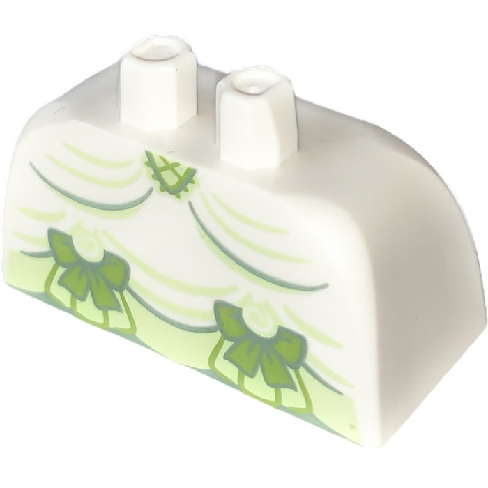 LEGO Skirt - Wide with Hoops with Green Bows and Ruffles (24068 ...
