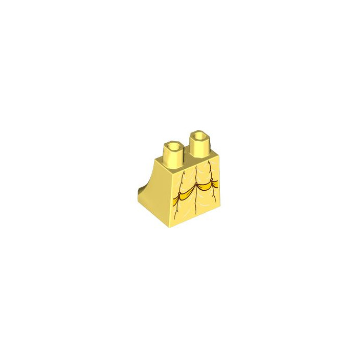 LEGO Skirt with Dress with Ruffles and Yellow Ribbon (36036 / 109675 ...