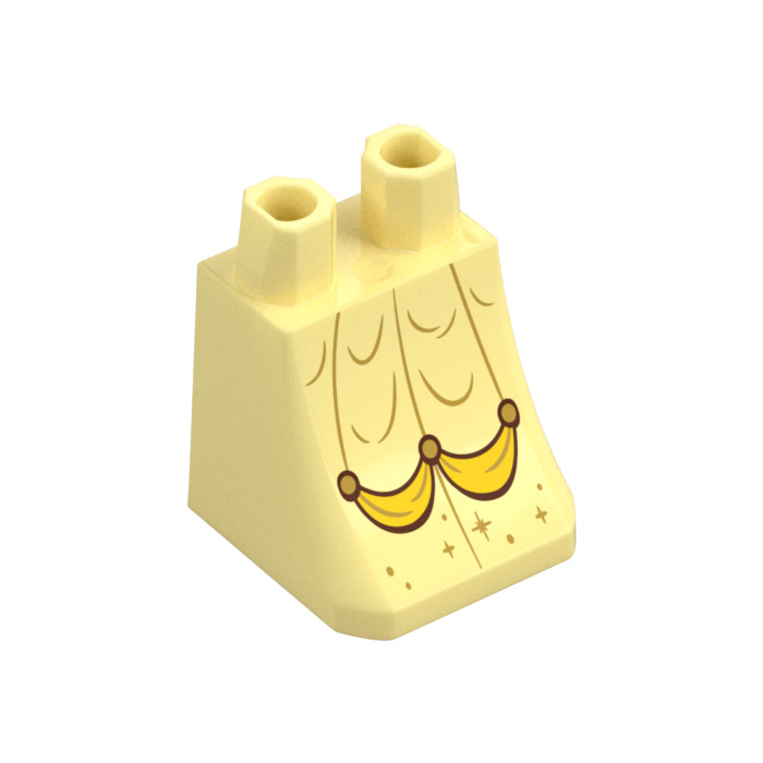 LEGO Skirt with Gold Lines and Yellow Ruffles (36036) | Brick Owl ...