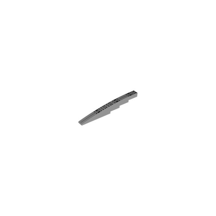 LEGO Slope 1 x 12 Curved with Black Windows (7236) | Brick Owl