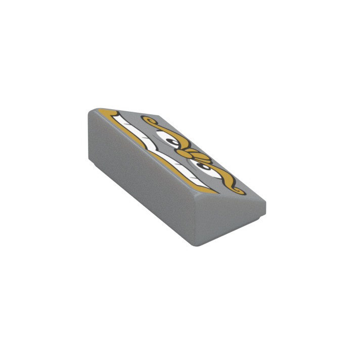 LEGO Slope 1 x 2 (31°) with Chef Bouche Face with Teeth (85984) | Brick Owl