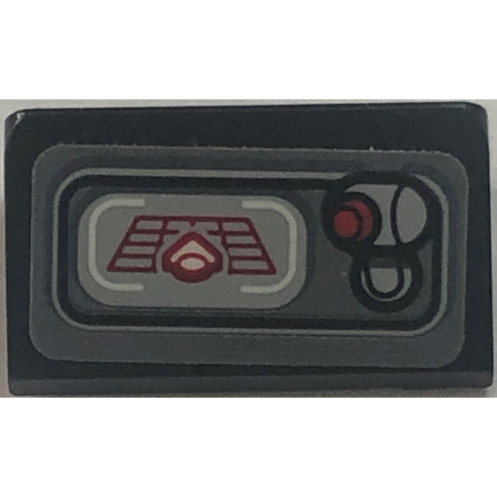 LEGO Slope 1 x 2 (31°) with First Order Transporter Screen Sticker ...