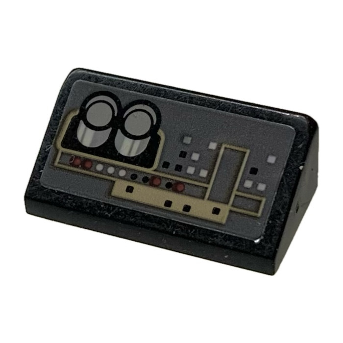 LEGO Slope 1 x 2 (31°) with Millennium Falcon Computer Control Panel 2 ...