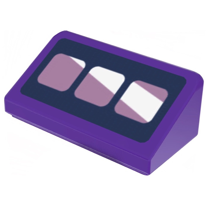 LEGO Slope 1 x 2 (31°) with Solar Panel Sticker (85984) | Brick Owl ...