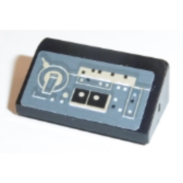 LEGO Slope 1 x 2 (31°) with SW Millennium Falcon Control Panel Sticker ...