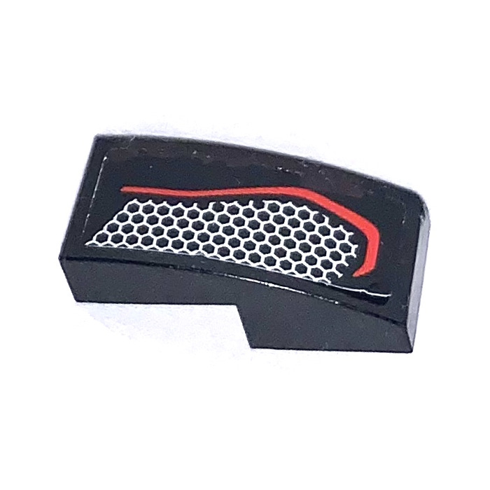 LEGO Slope 1 x 2 Curved with Backlight right Sticker (11477) | Brick ...