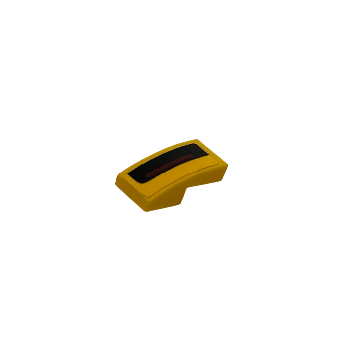LEGO Slope 1 x 2 Curved with backlights (right) Sticker (3593) | Brick ...