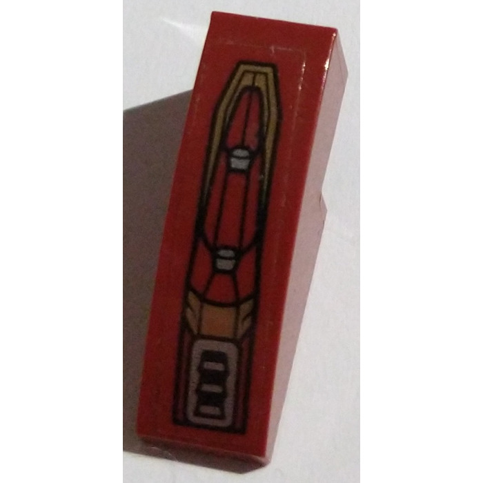 LEGO Slope 1 x 3 Curved with (Ironman with Hexagonal chest plate and ...