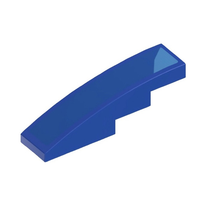 LEGO Slope 1 x 4 Curved with Azure Shape Sticker (11153) | Brick Owl ...
