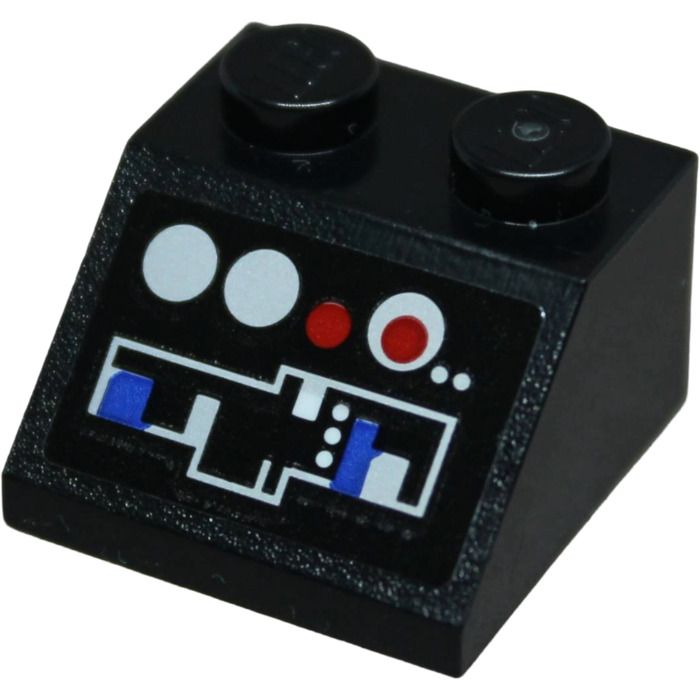LEGO Slope 2 x 2 (45°) with Control Panel with Buttons and Lights for ...