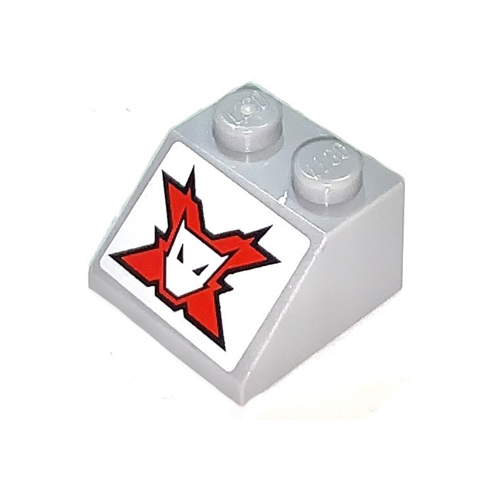 LEGO Slope 2 x 2 (45°) with Team Extreme Logo Sticker (3039 / 6227 ...